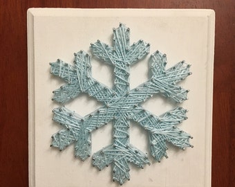 Snowflake string art | Etsy