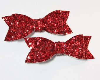 Ruby red glitter | Etsy