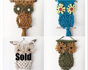 Macrame owl | Etsy