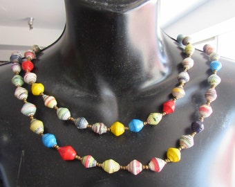 African paper beads | Etsy