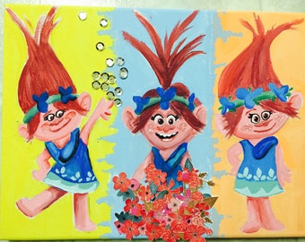 Trolls painting | Etsy