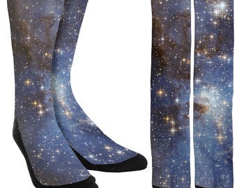 Galaxy socks | Etsy