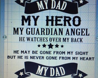 Dad guardian angel | Etsy