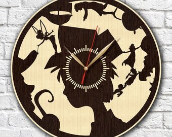 Peter pan clock | Etsy