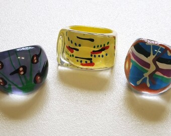 Plexiglass ring | Etsy