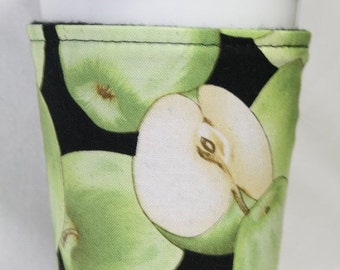 Items similar to Handmade leather cup cozy, sleeve, java jacket - super ...