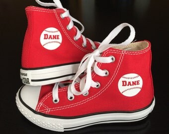 Baseball converse | Etsy