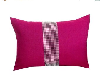 Unique magenta pillow related items | Etsy
