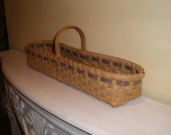 Long narrow basket | Etsy
