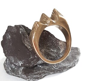 Mountain range ring | Etsy
