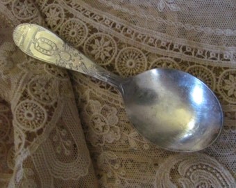 Antique baby spoon | Etsy