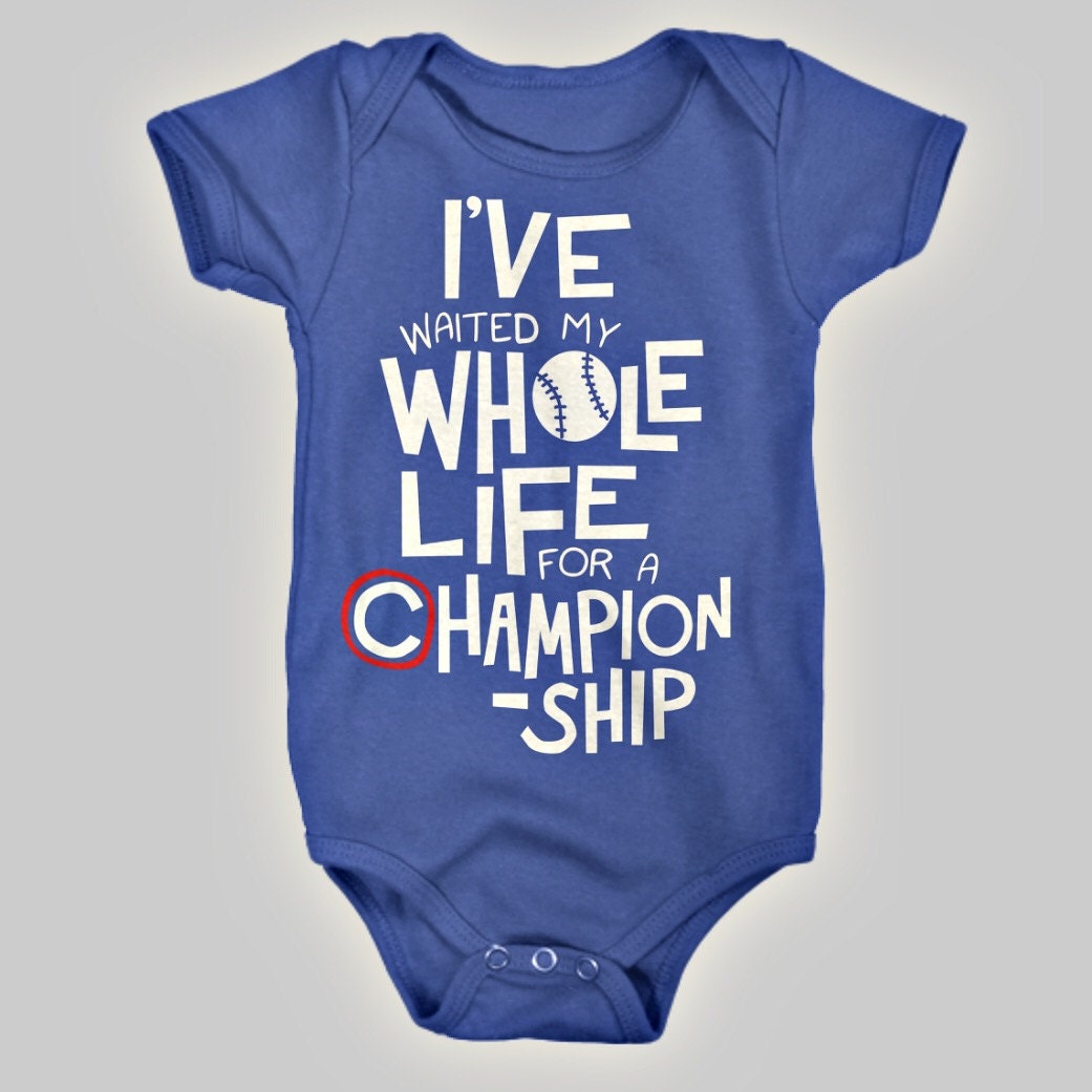 Chicago Cubs Baby Onesie Infant Shoulder Creeper