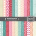 Commercial Use Digital Paper Bundle Girl Colors