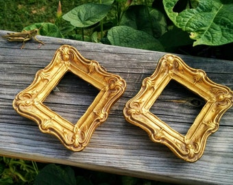 Antique wood frame | Etsy