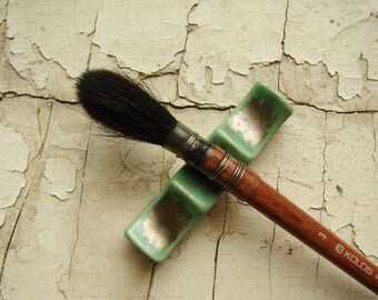 Paintbrush rest | Etsy