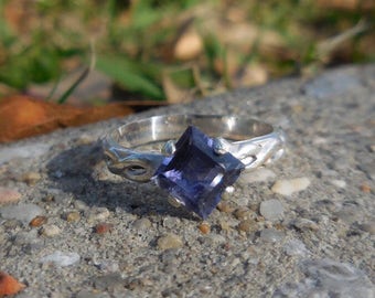 Iolite ring | Etsy