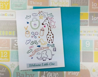 Welcome little one | Etsy