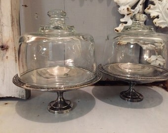 Glass cake dome | Etsy