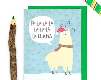 Christmas llama | Etsy