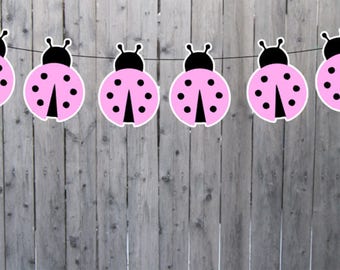 Ladybug banner | Etsy
