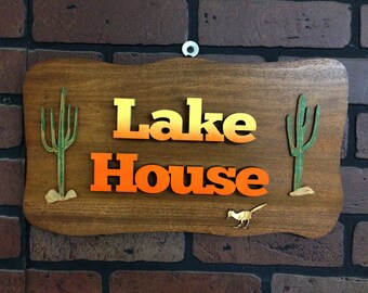 Laser cut wood sign | Etsy