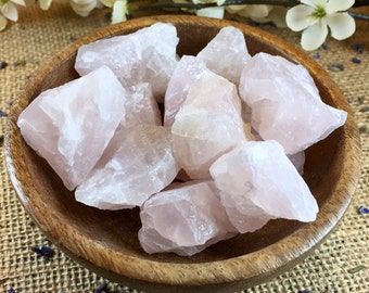 Rose quartz crystal | Etsy