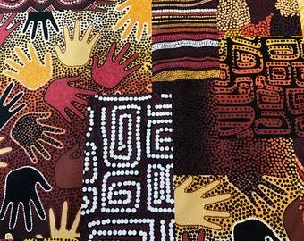 Aboriginal fabric | Etsy