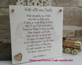 Walk with me daddy | Etsy