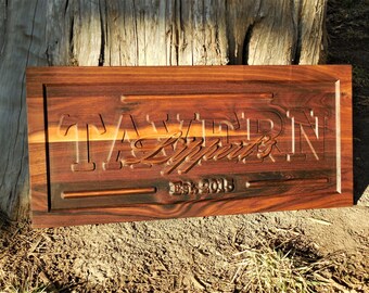 Custom Wood Signs Best Wood Anniversary by TopGrainWoodShop