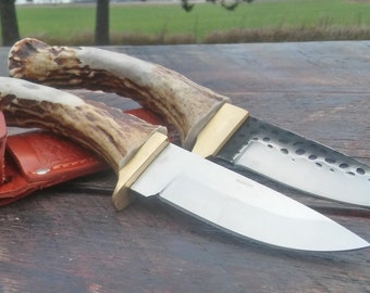 Deer antler knife | Etsy