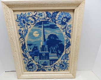 Finished needlepoint | Etsy