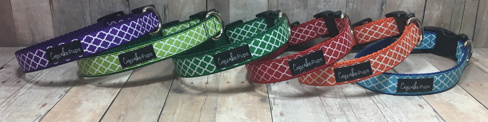 Handcrafted Dog Collars Leashes & Collar by CupcakePups on Etsy