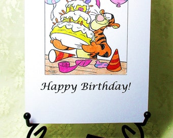 Tigger note cards | Etsy