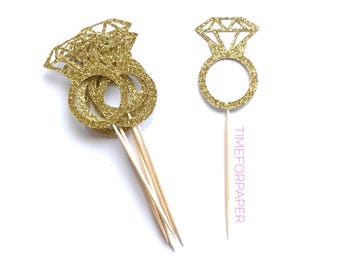 Ring cake topper | Etsy