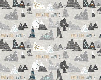 Mountain fabric | Etsy