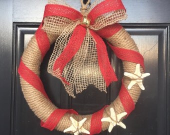 Jute rope wreath | Etsy