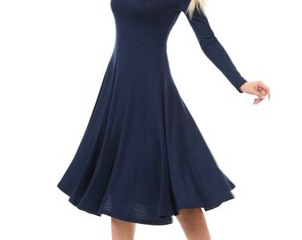 A line flare dress | Etsy