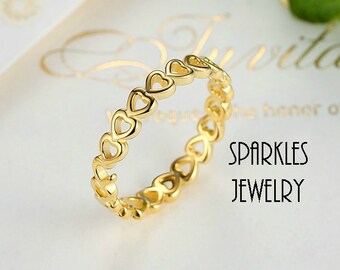 Infinity heart ring | Etsy