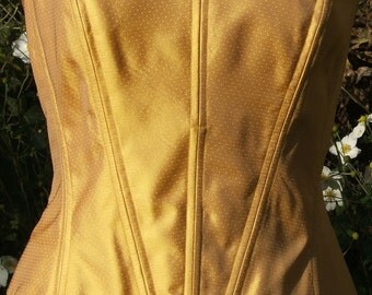 Gold bustier | Etsy