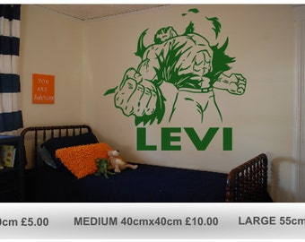 Hulk decal | Etsy