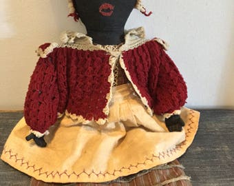 Vintage rag doll | Etsy