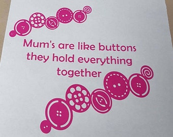 Mums are like button | Etsy