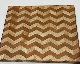 Handmade Chevron Cutting Board
