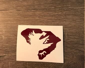 Gamecocks decal | Etsy