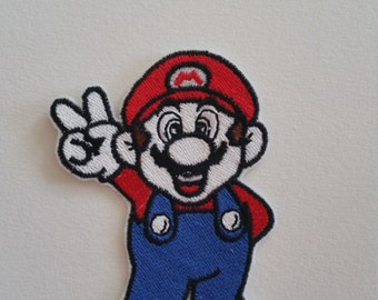 Mario embroidery | Etsy