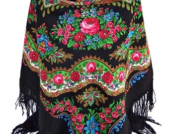 Babushka scarf | Etsy