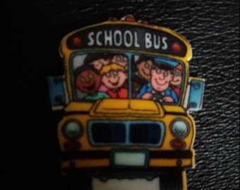 School bus magnet | Etsy