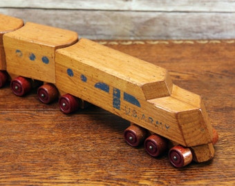 Wooden train cars | Etsy