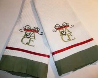 Ruffle hand towel | Etsy