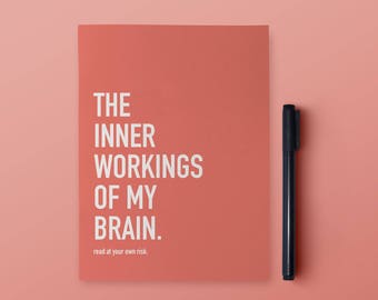 Funny notebook | Etsy